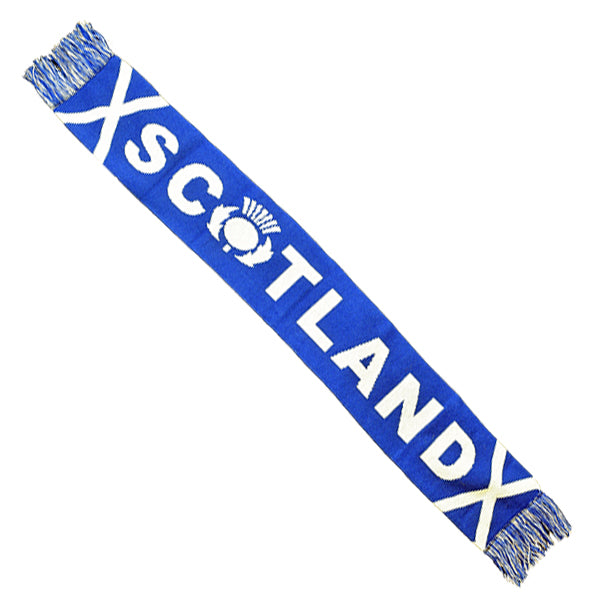 Scotland Supporter Scarf – 130x18cm Football Fan Scarf with Bold Desig