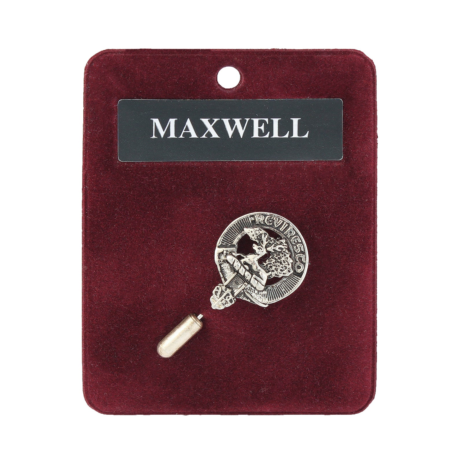 Art Pewter Lapel Pin Maxwell – Tartan Weaving Mill